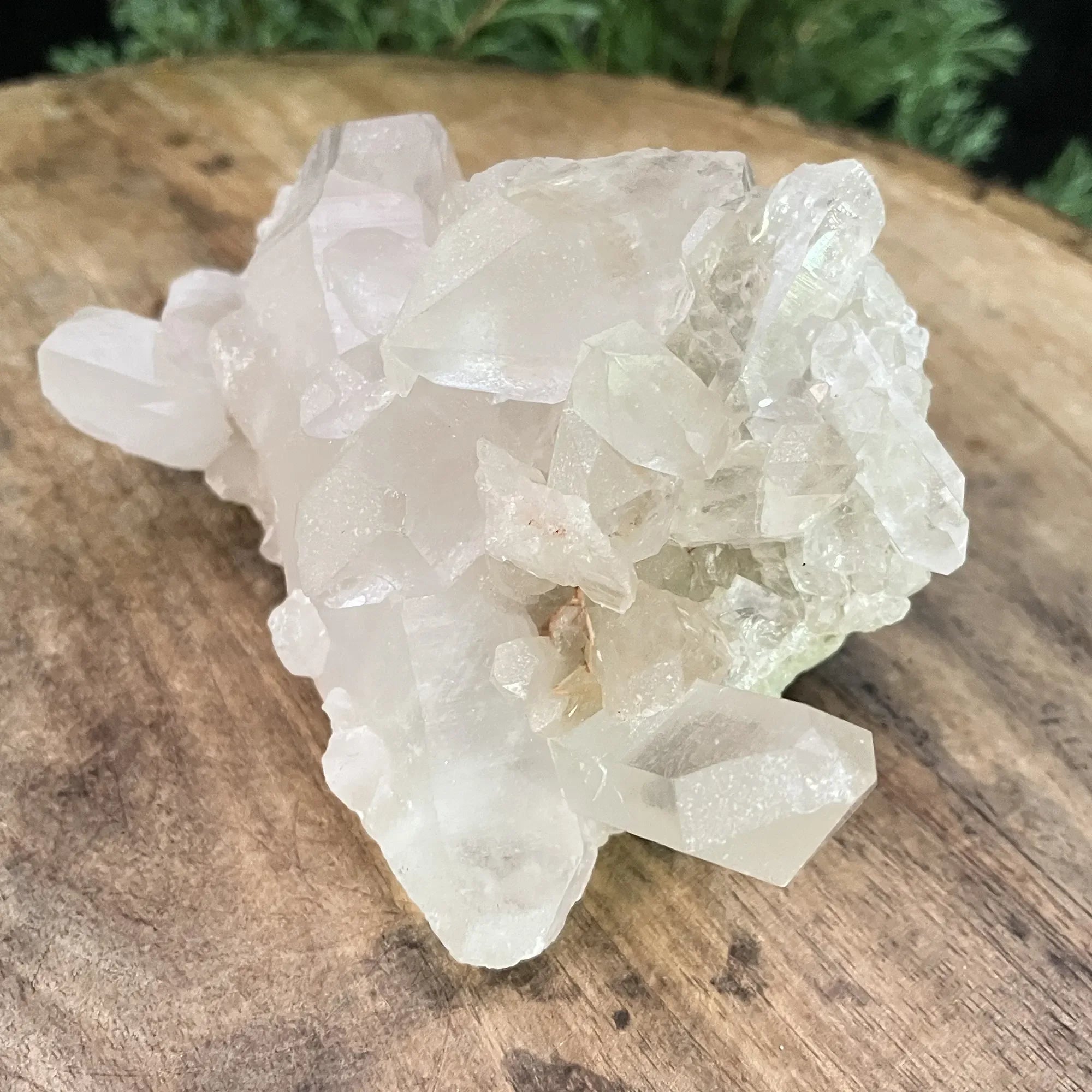 Natural White Quartz Cluster 550g